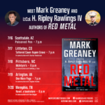 RED METAL book tour dates | Rip Rawlings